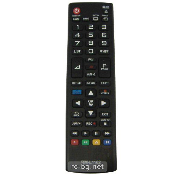 Дистанционно за Телевизор LG RM-L1162 UNI | Дистанционни от ВНОСИТЕЛ | RC-BG.net